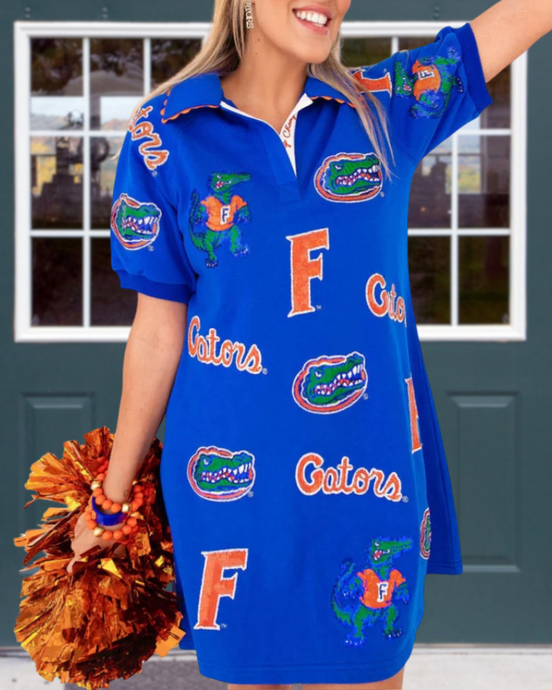 Florida Gators Sequined Mini Dress